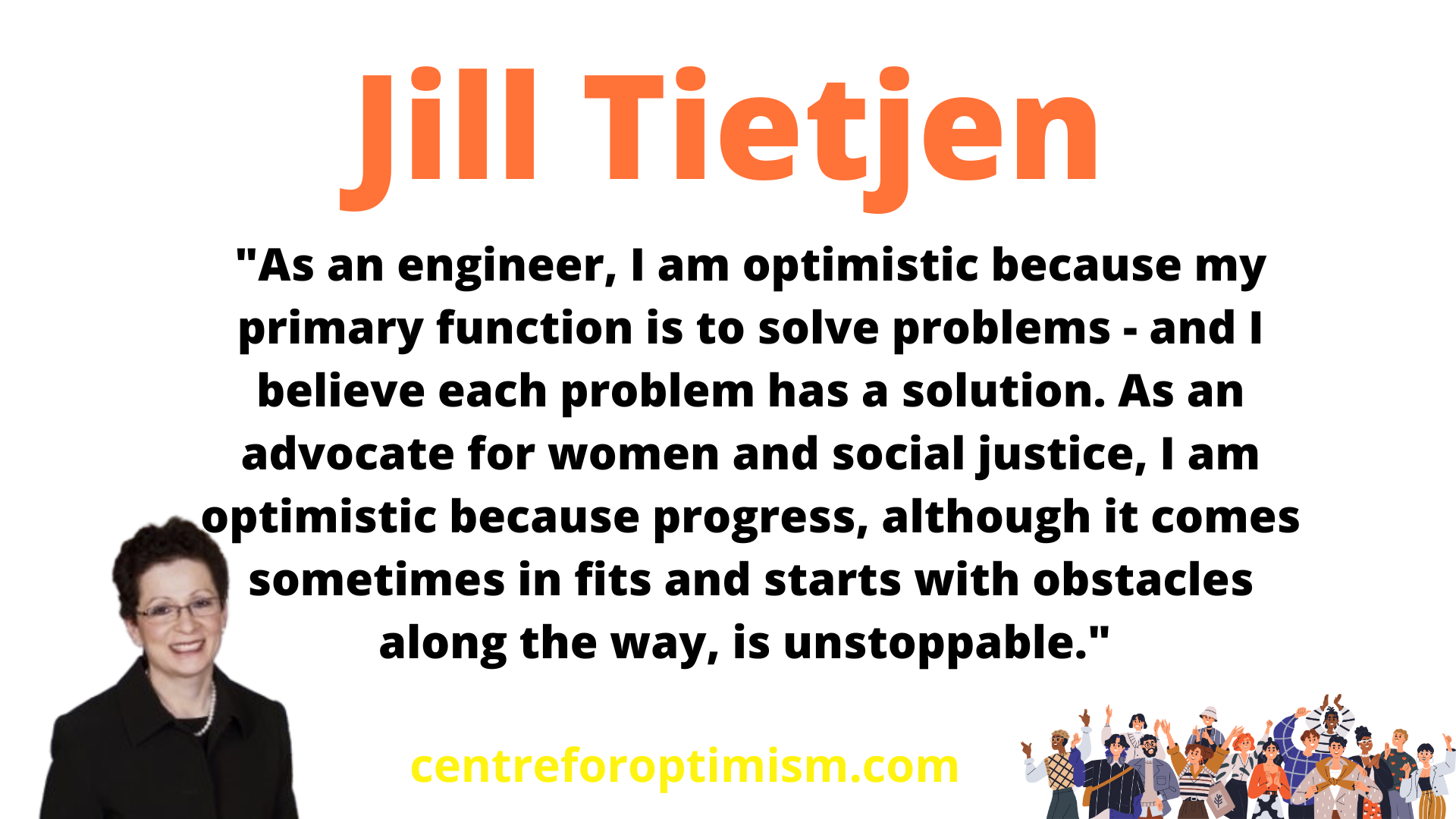 The Optimistic Jill Tietjen Solving Problems