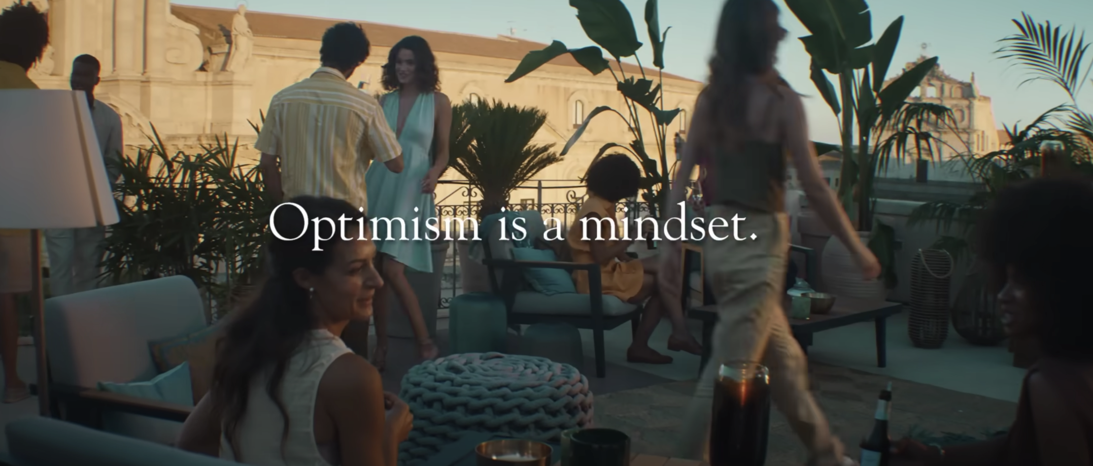 La Marca Prosecco Advertisement: Optimism is a Mindset. Make It Yours.